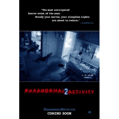 Film Paranormal Activity 2 - Affiche neuve & originale - Format 40x60cm
